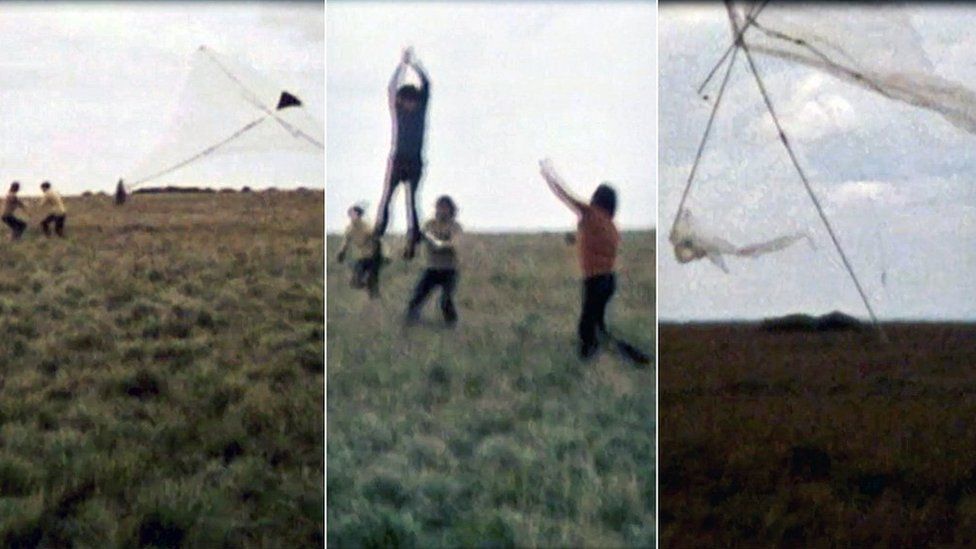 Peter Powell's stunt kite: The rise and fall and rise again - BBC News