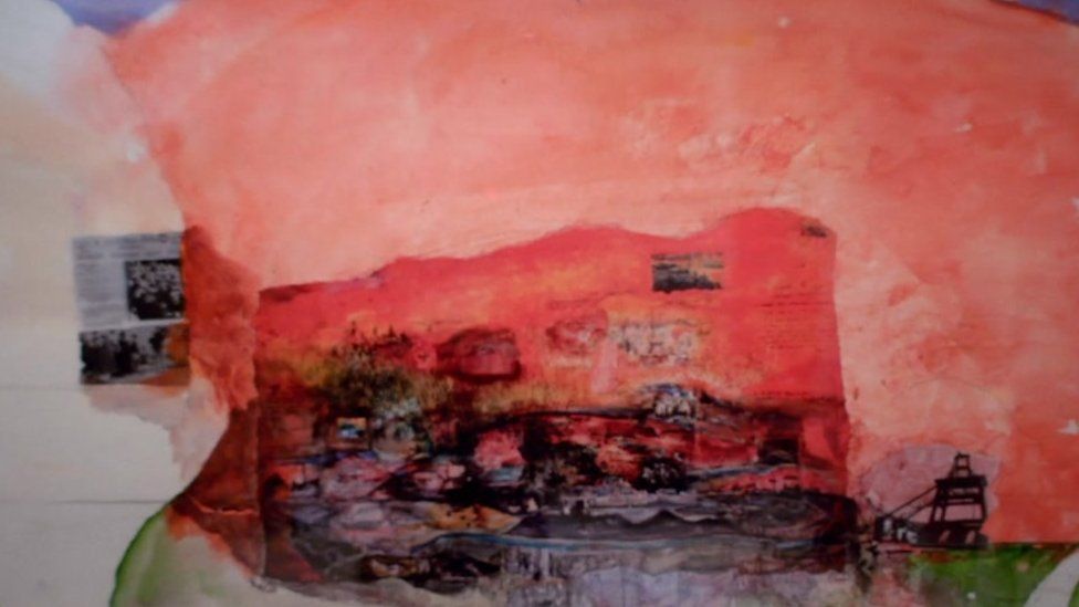 Artist Osi Rhys Osmond's last work for Maggie's cancer centre - BBC News