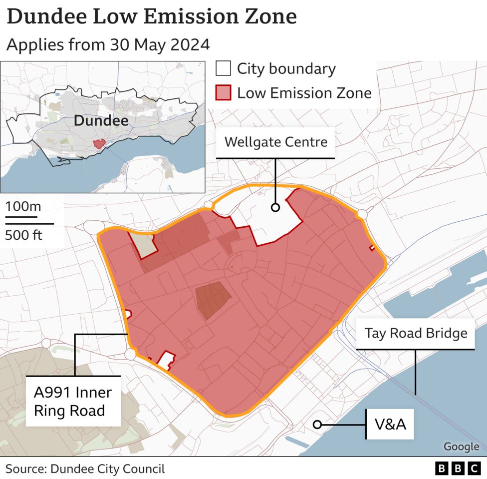 LEZ: Where are Scotland's new Low Emission Zones? - BBC News