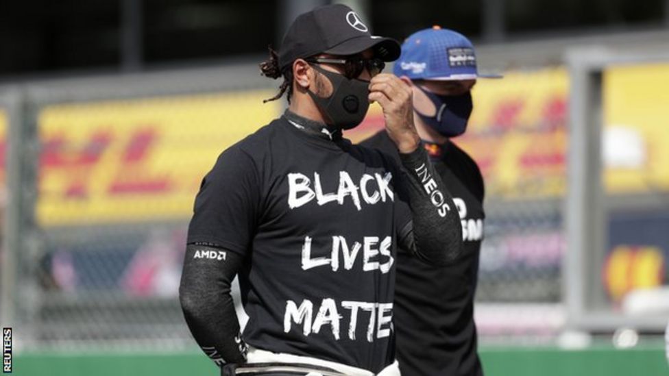 Lewis Hamilton 'much prouder' of equality action than potential seventh ...