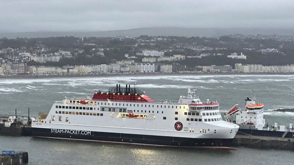 Isle of Man Saturday ferry crossings cancelled due to gales - BBC News