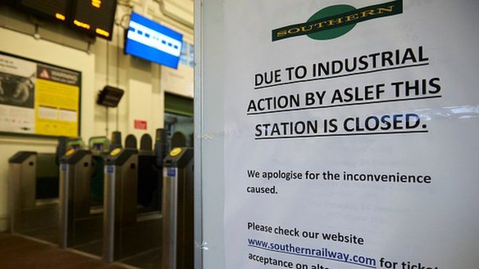 Go-Ahead warns of Southern Rail strike impact - BBC News