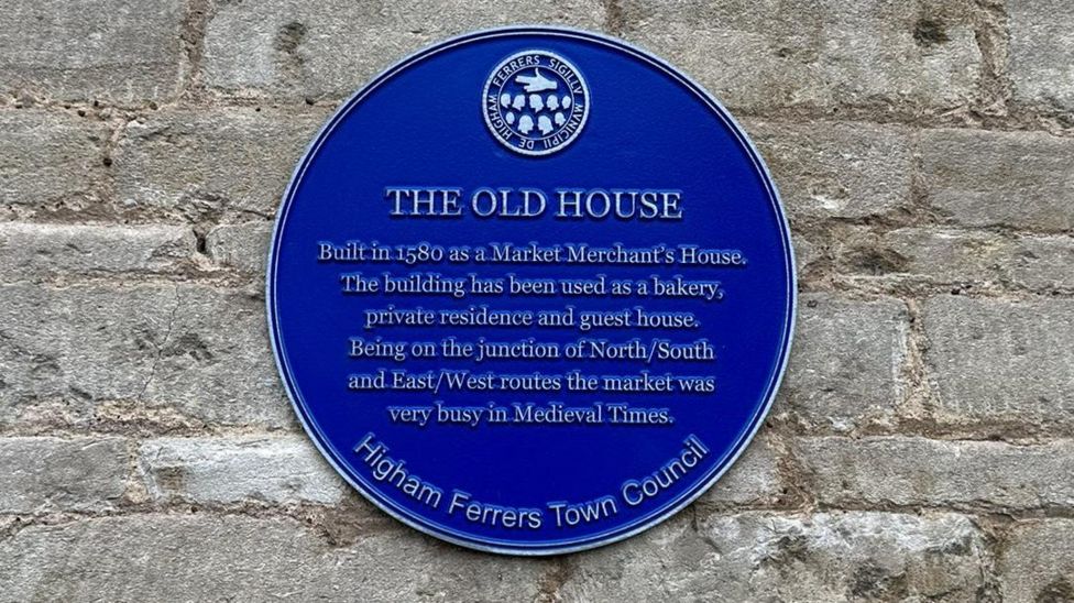 Higham Ferrers blue plaque trail to celebrate town's rich history - BBC ...