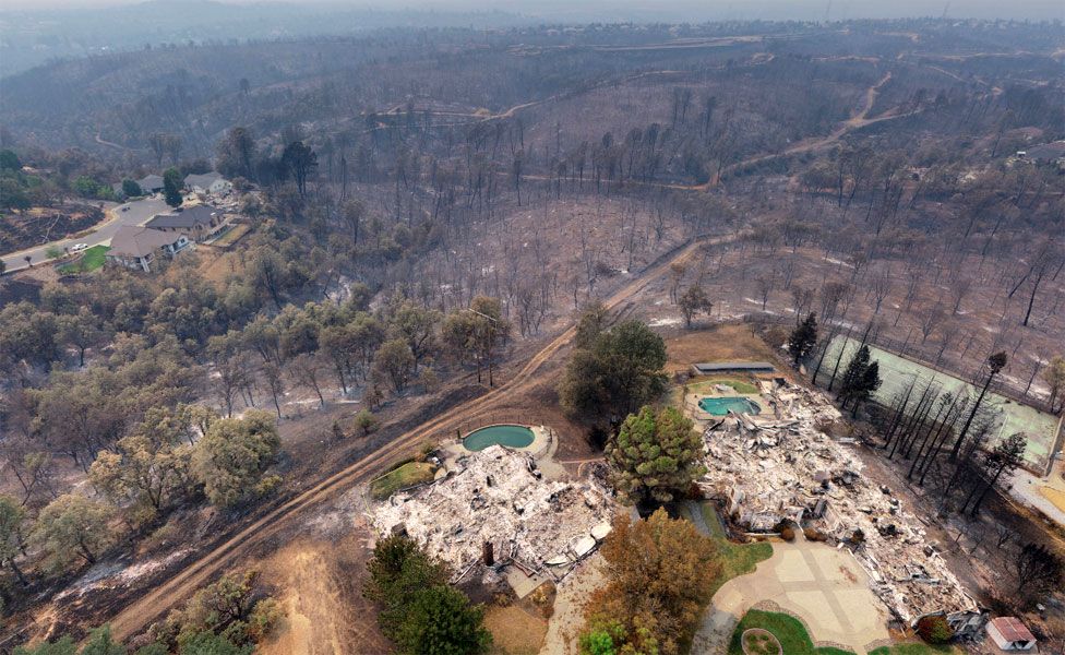California wildfires: Eight images that reveal scale of devastation ...