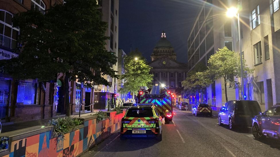Ten Square: Residents and staff moved from Belfast hotel during fire ...