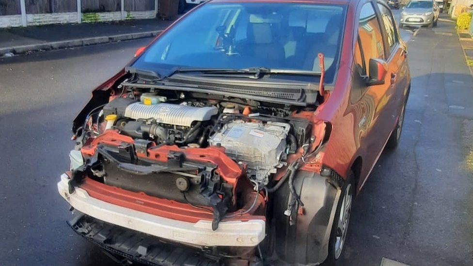 Birmingham commuter's car stripped of parts twice in two months - BBC News