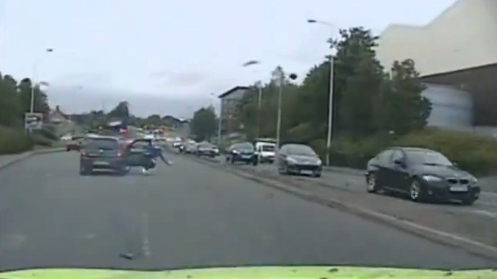 Ex-Oldham Athletic player led police on 98mph chase - BBC News