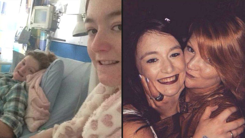 Rhodd o gariad: dathlu pum mlynedd ers rhoi aren i chwaer - BBC Cymru Fyw