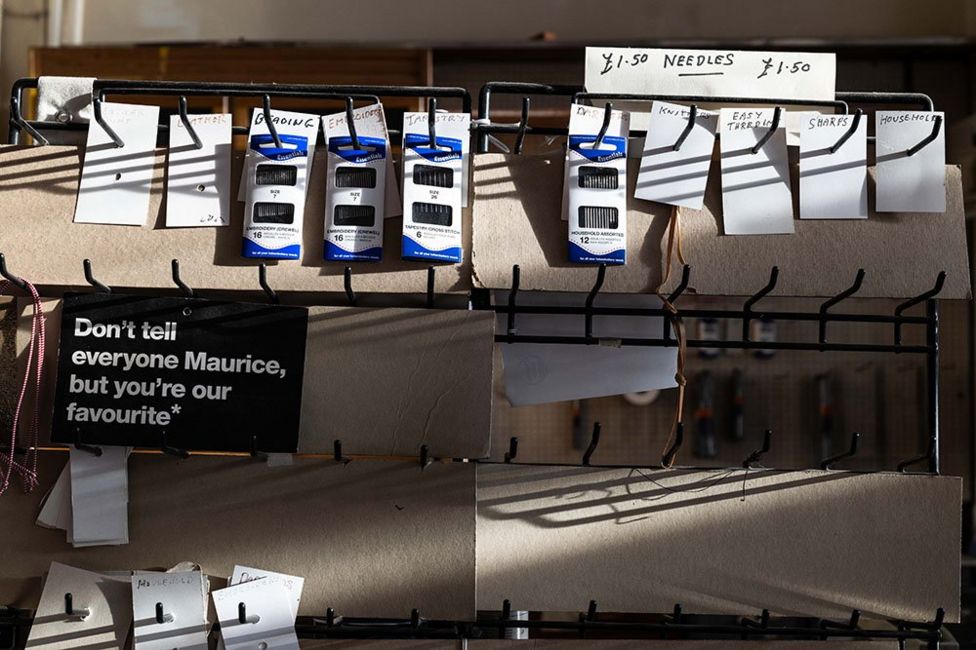 In pictures: Behind the shop facade - BBC News