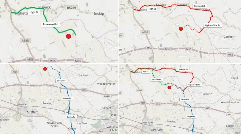 Roseacre Wood fracking: HGV routes to proposed site 'unsafe' - BBC News