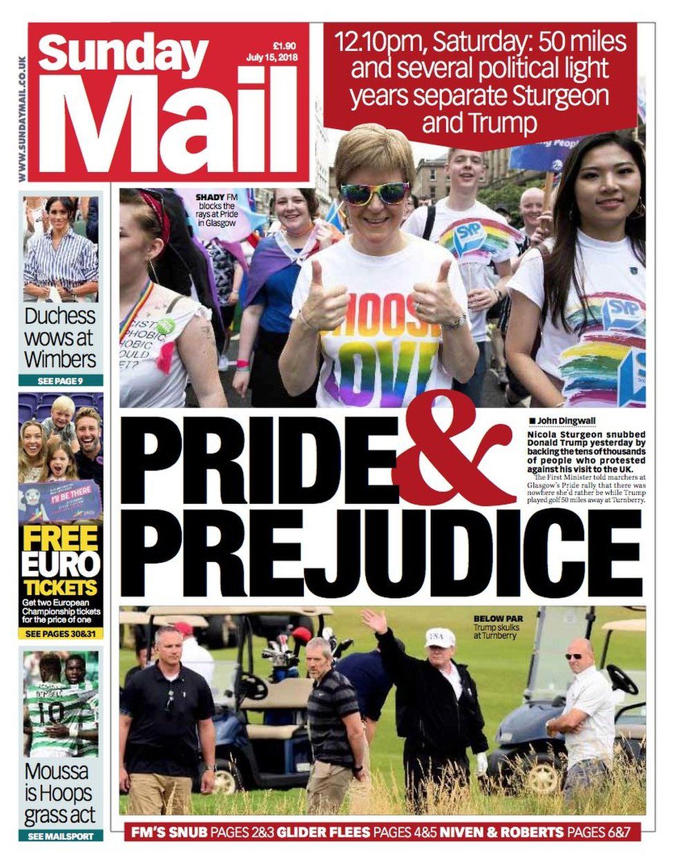 Scotland's papers: 'Teed off by Trump' - BBC News