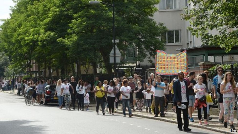 Kids Company supporters take part in London march - BBC News
