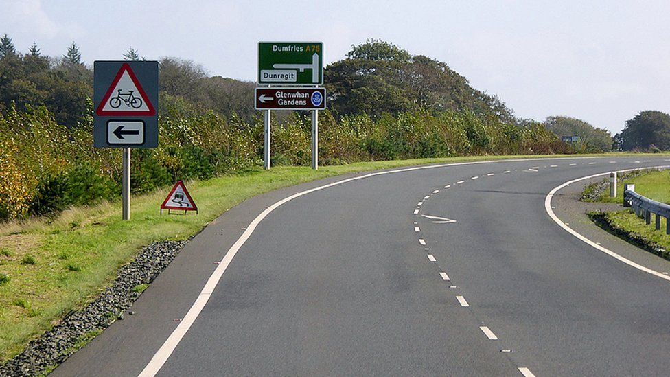 Dumfries to Stranraer rail return stays on track - BBC News