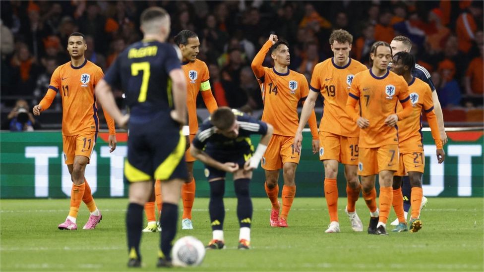 Netherlands 4-0 Scotland: Steve Clarke's side given Euro 2024 warning ...