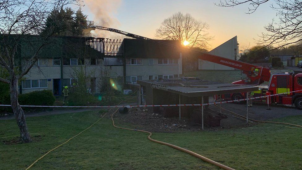Milton Keynes fire: Bedroom tea-light candle damages home - BBC News