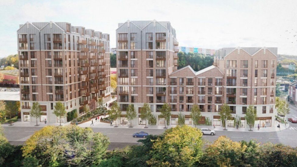 Plans for hundreds of Bristol flats approved - BBC News