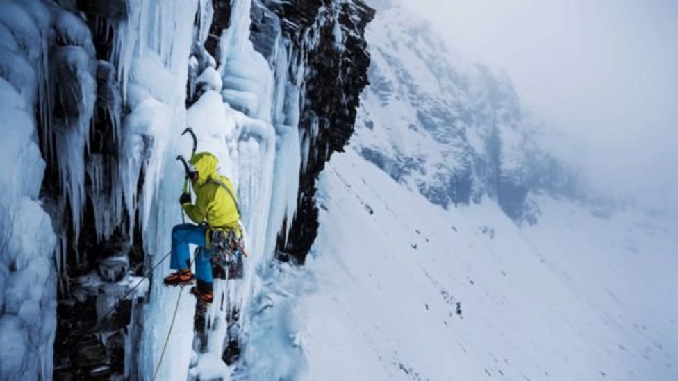 Glasgow's Dave Macleod's Highlands and climbing obsession - BBC News