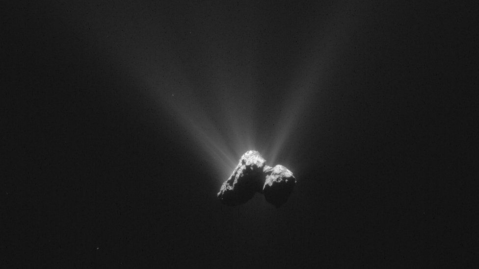 Rosetta's 'rubber duck' comet was once two objects - BBC News