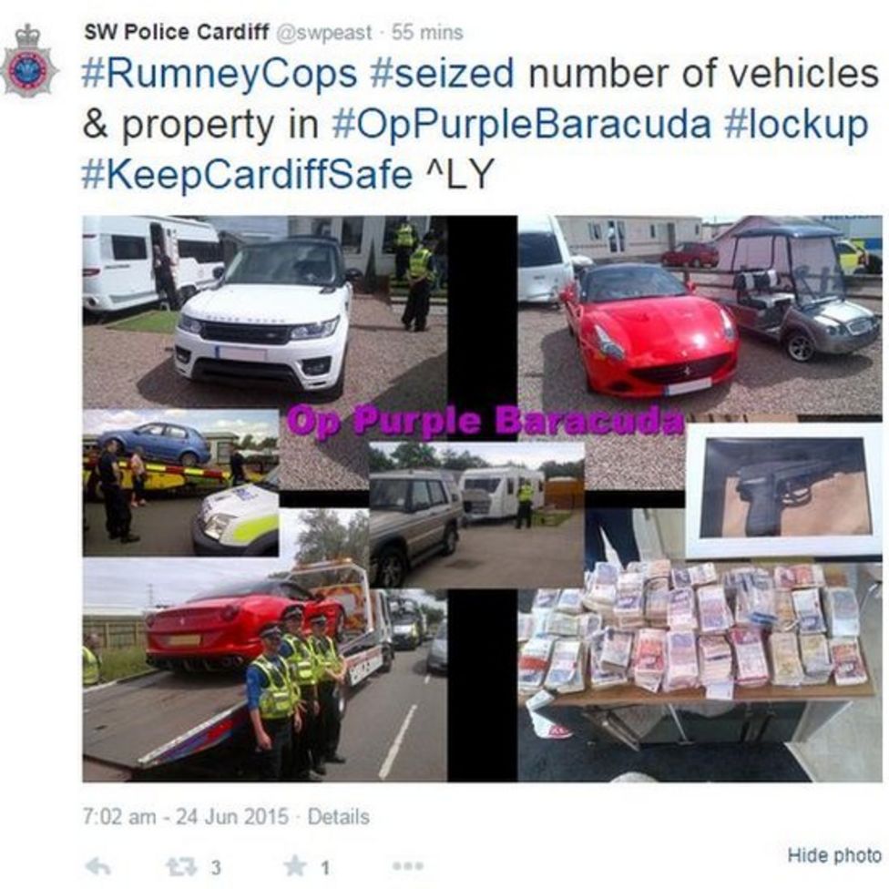 Cardiff 'organised crime' raids: 14 arrested and cars seized - BBC News