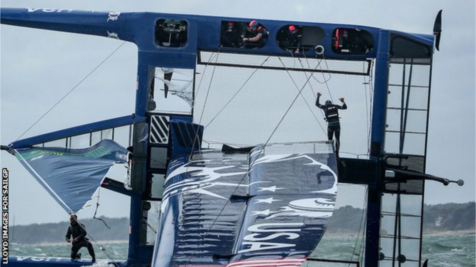 SailGP Cowes: Australia win all three races to top table again - BBC Sport