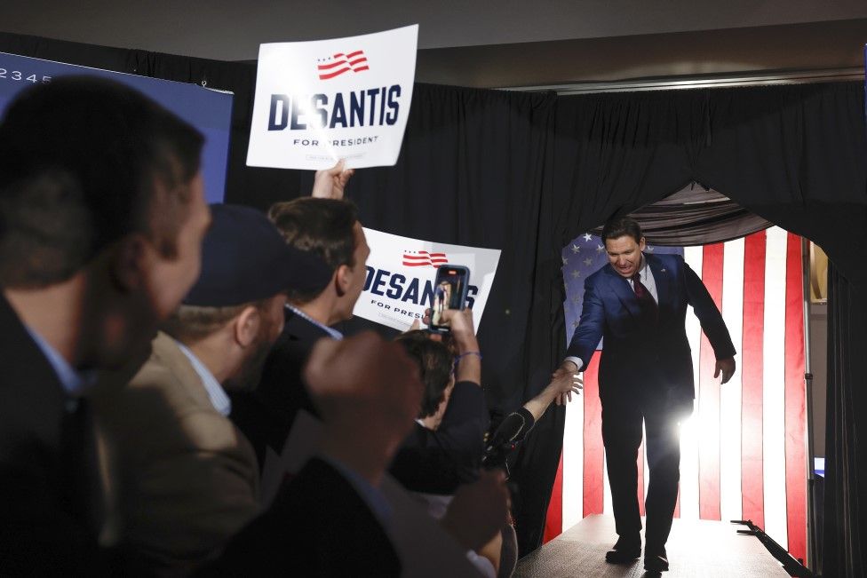 Iowa caucuses: DeSantis edges out Haley as both trail Trump in Iowa ...