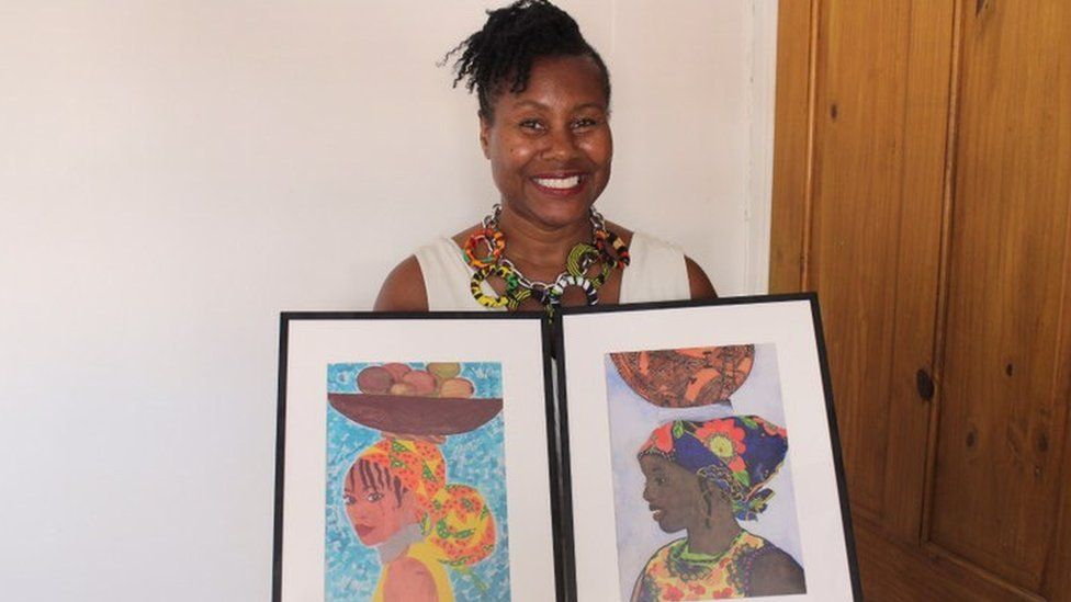 BLM protests inspire Bristol artist to sell 29-year-old works - BBC News