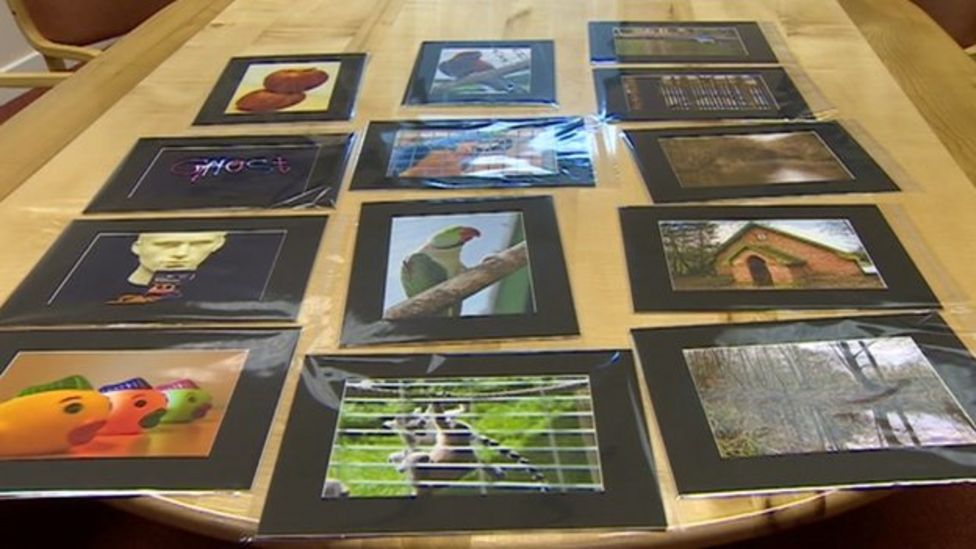 Secure unit children's art on show in Lincoln - BBC News