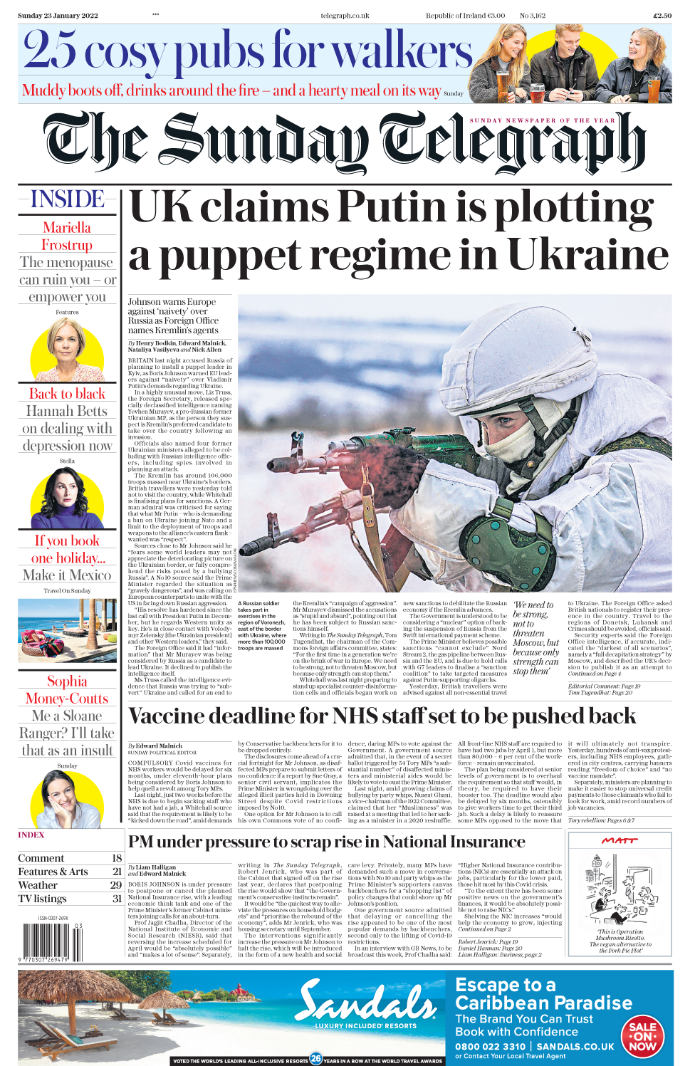 Newspaper headlines: Partygate probe and Whitehall return to office row ...