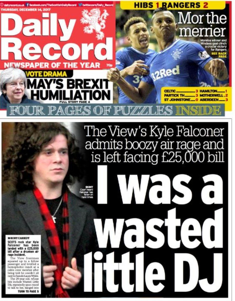 Scotland's papers: May's Brexit 'disaster' - BBC News