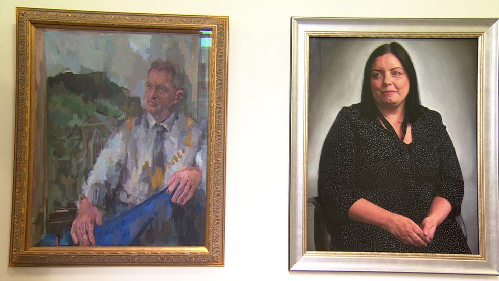 Belfast City Council spends £150,000 on lord mayor portraits - BBC News