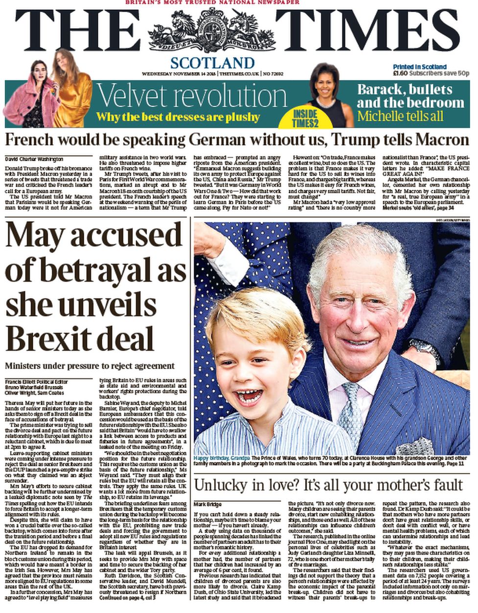Scotland's papers: Theresa May faces Brexit 'Judgement Day' - BBC News