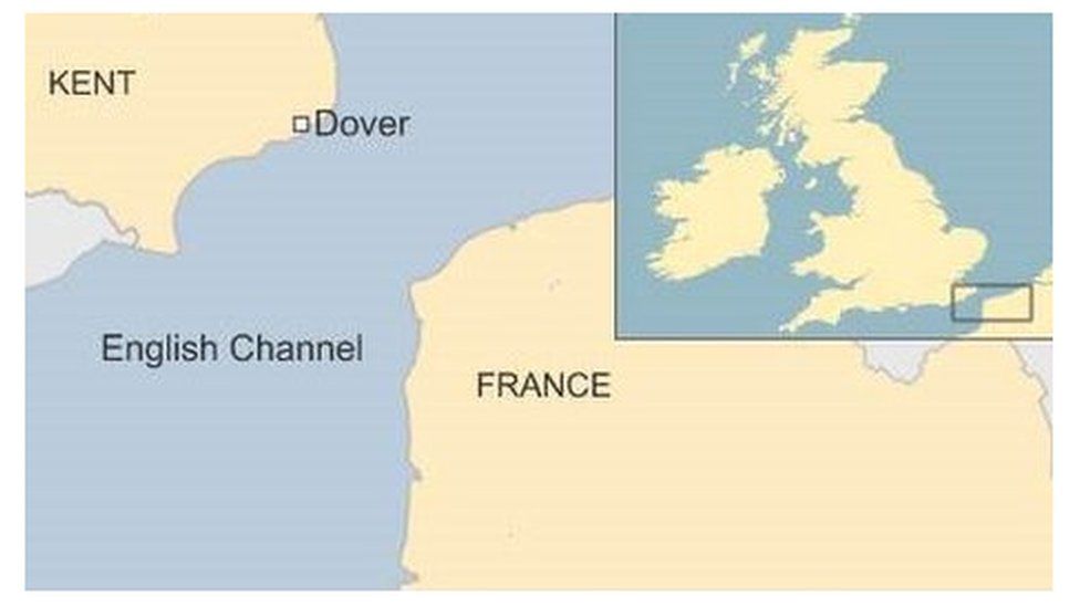 Suspected migrants found in dinghy off Dover coast - BBC News