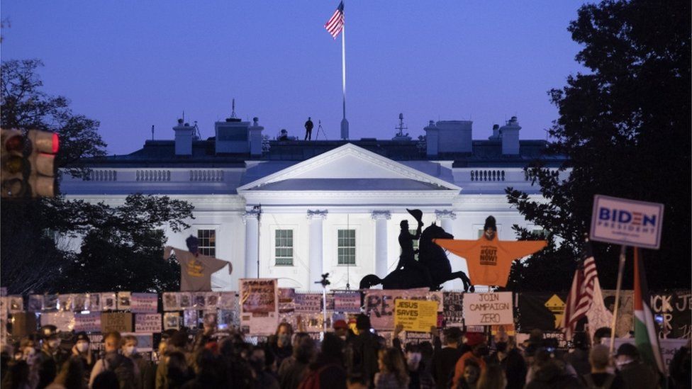 US election 2020: Beer and angst as White House party defies another ...