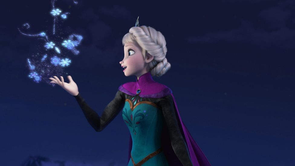 How Frozen's Elsa helped a little girl with albinism - BBC News