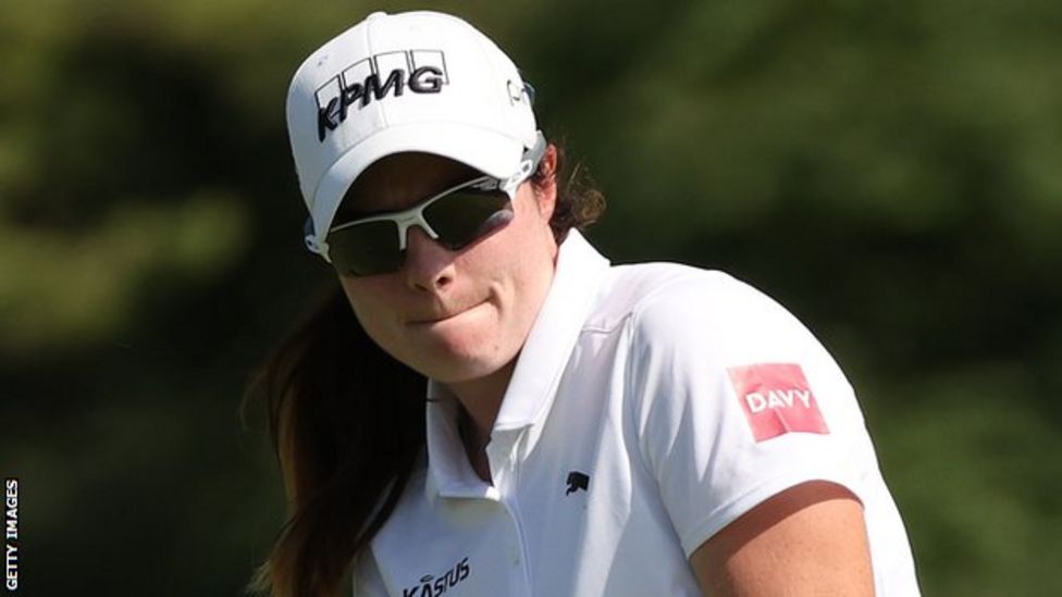 Dana Open: Ireland's Leona Maguire three shots off lead after third round - BBC Sport