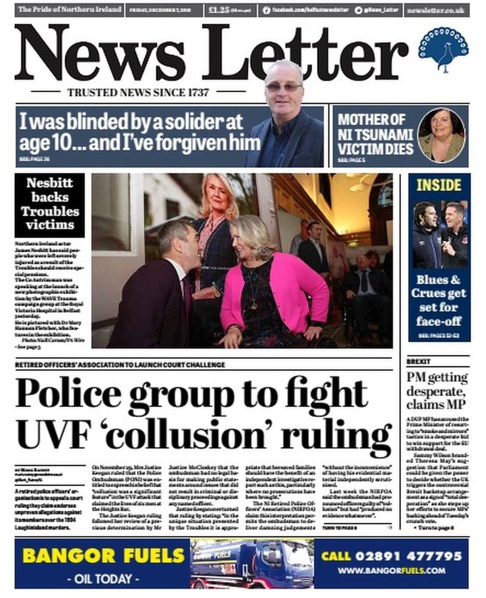 NI paper review: Tributes to murder victim and RHI - BBC News