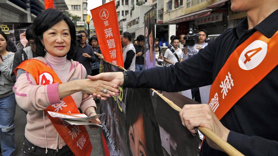 Regina Ip: The 'Iron Lady' who wants to lead Hong Kong - BBC News