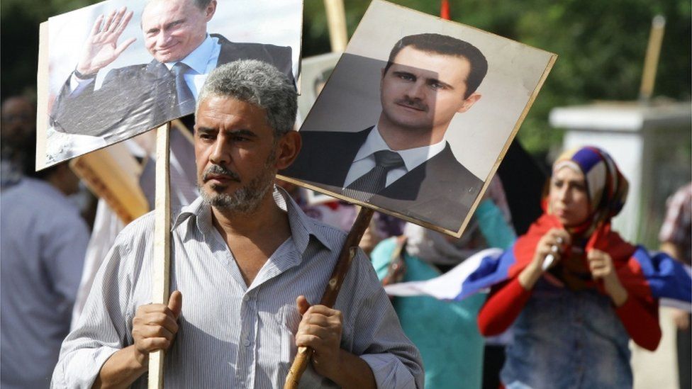 Russian firepower ups the stakes in Syria - BBC News