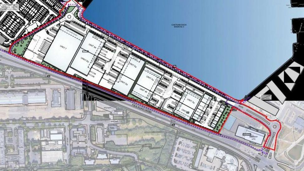 Chatham Docks: Early plans submitted for area's redevelopment - BBC News