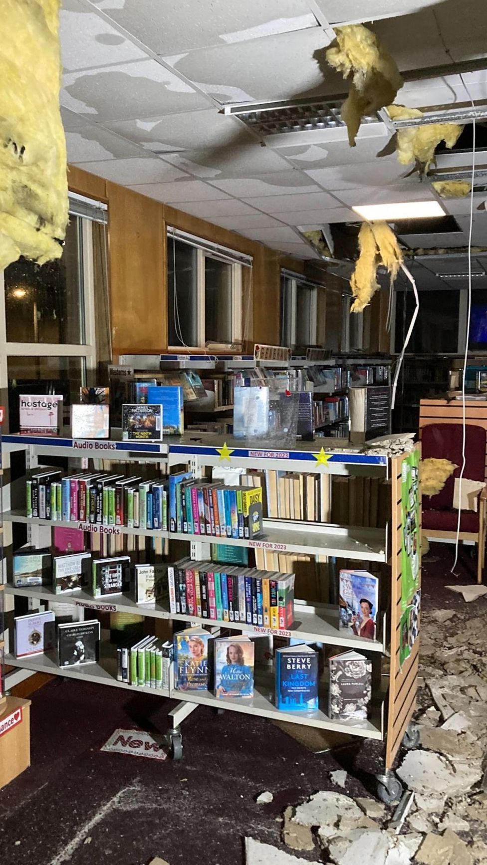Barrow library fire damage revealed in pictures - BBC News