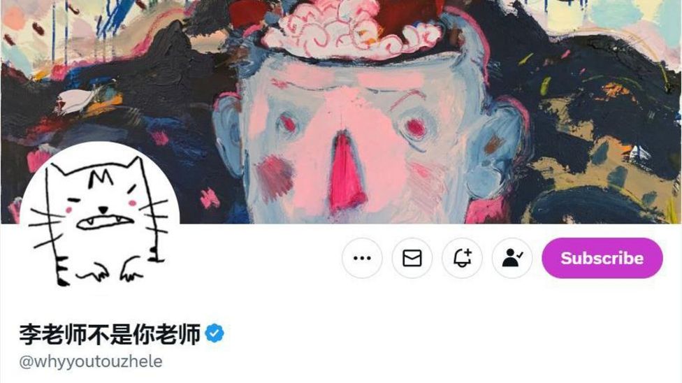 Teacher Li: The hunt for the cartoon cat vexing China's censors - BBC News