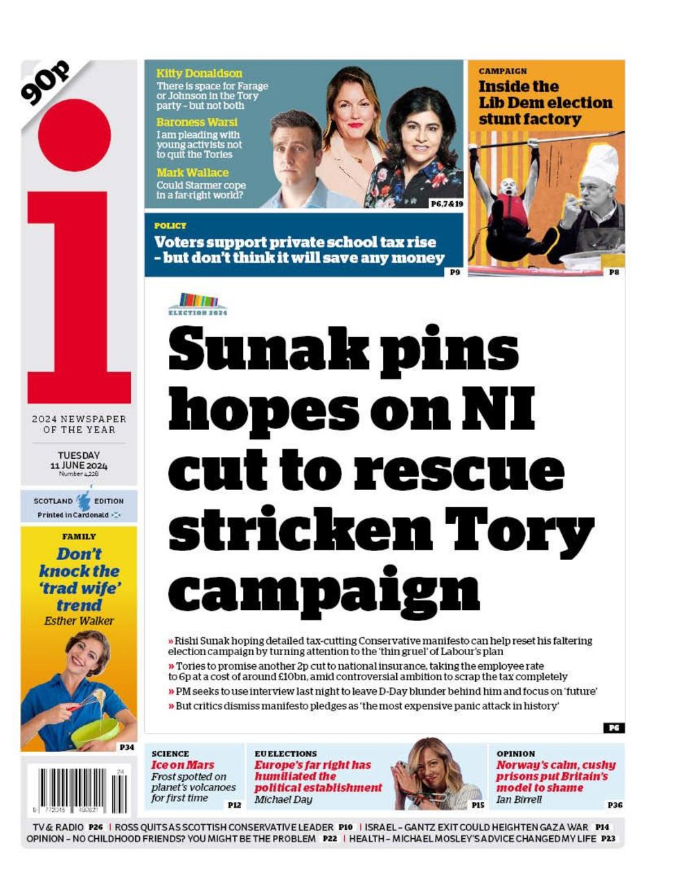 Scotland's papers: Scots Tories in 'turmoil' as Ross resigns - BBC News