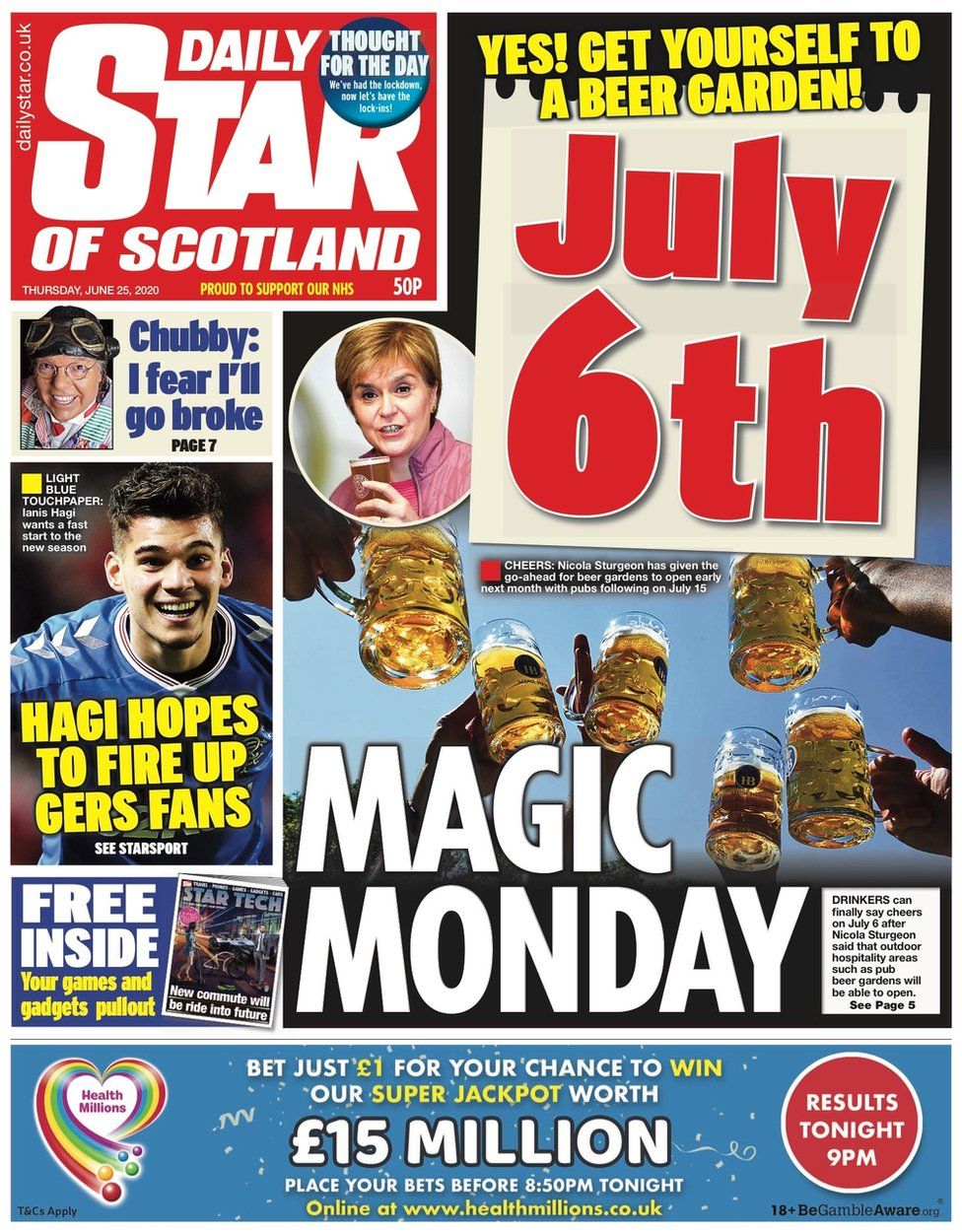 Scotland's papers: 'Freedom' as Scotland gets back to business - BBC News