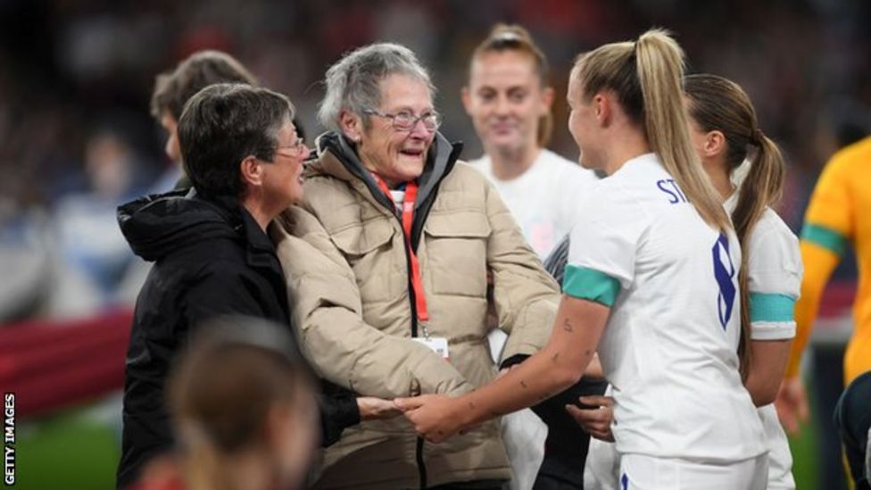England honour former Lionesses in 50th anniversary celebrations at ...