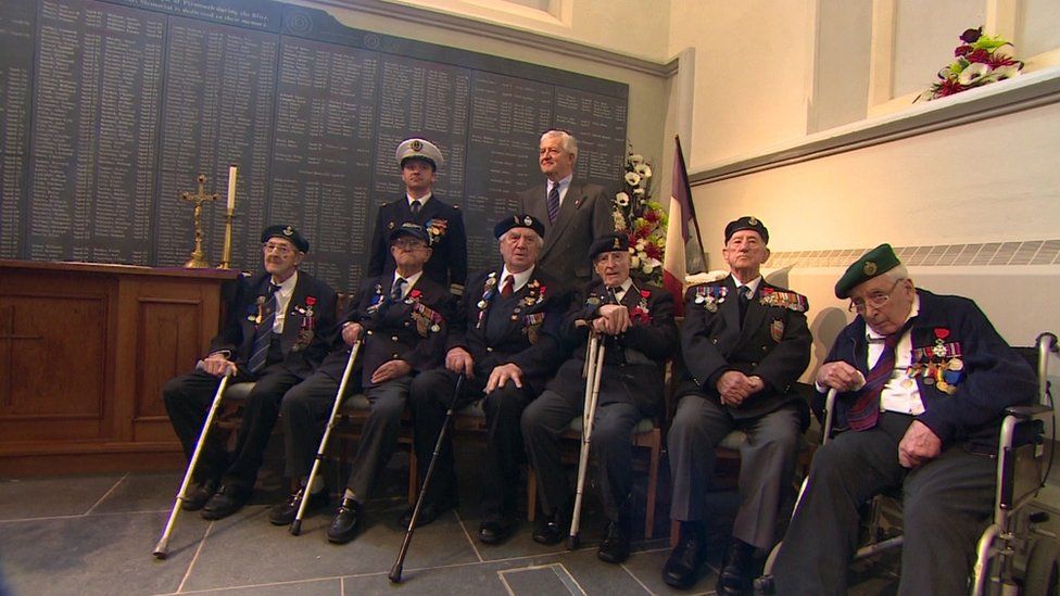 D-Day veterans in Devon receive Légion d'Honneur on French warship ...