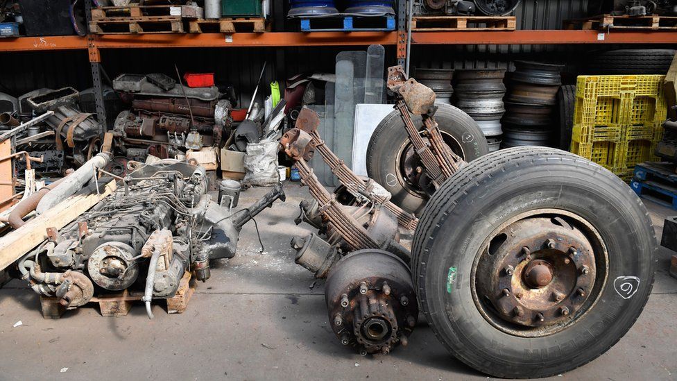In pictures: Inside Glasgow's vintage bus garage - BBC News