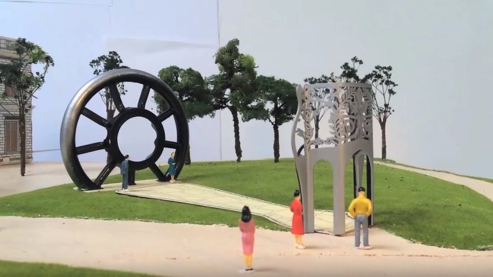 Derry factory girls' sculpture given council lifeline - BBC News