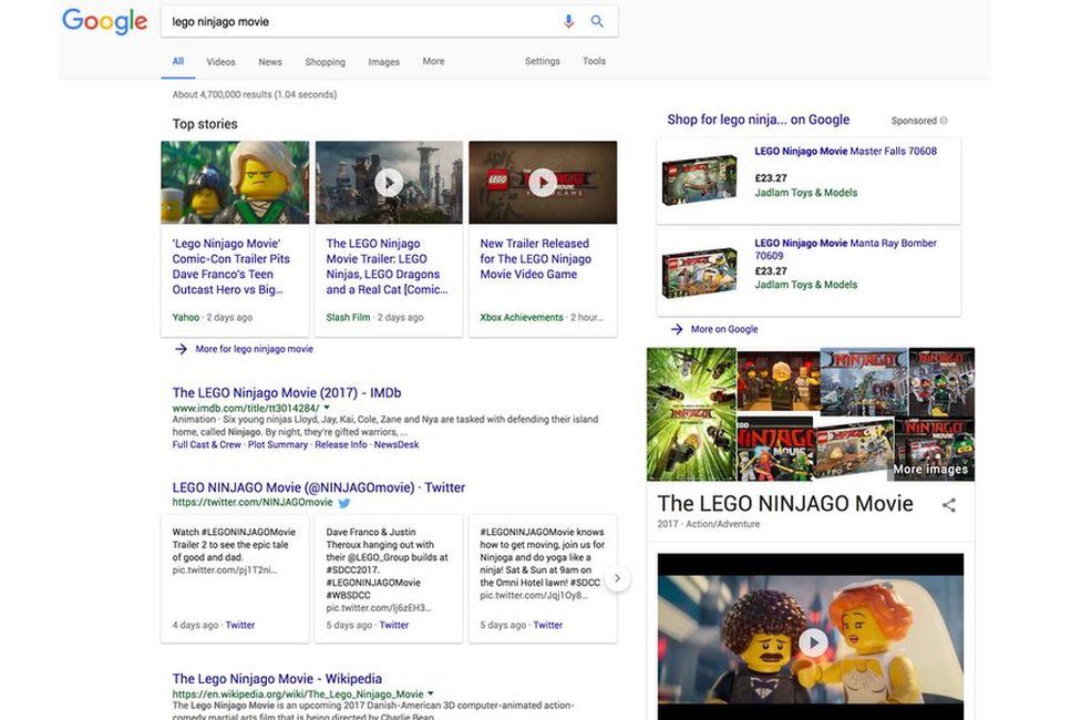 Google tests auto-play videos in search results - BBC News
