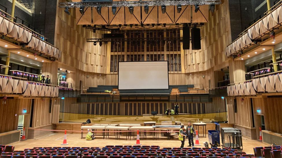 Bristol Beacon £130m revamp 'almost at finish line' to reopen - BBC News