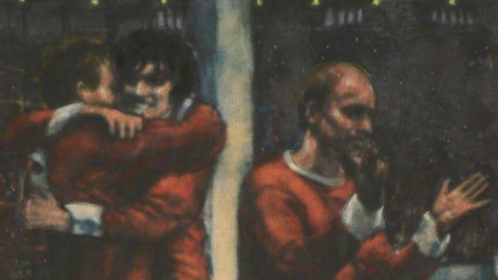 Harold Riley: Portraits of LS Lowry and George Best go on display - BBC ...